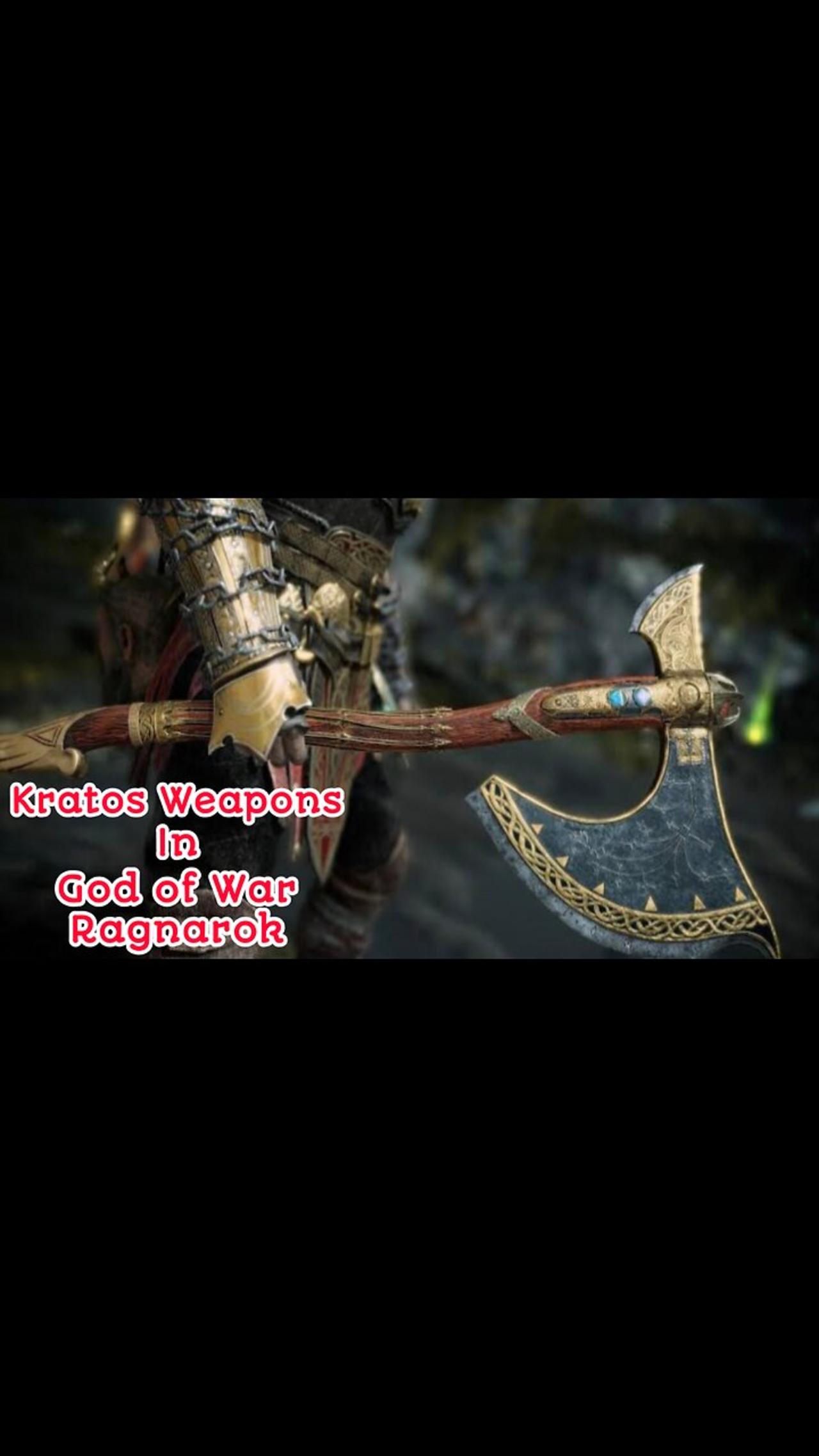 Kratos Weapons in God Of War Ragnarok #kratos - One News Page VIDEO