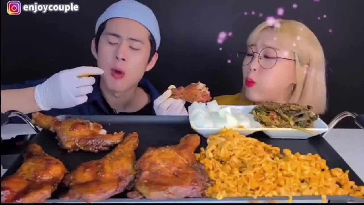 Mukbang Video ASMR Part 7 - One News Page VIDEO