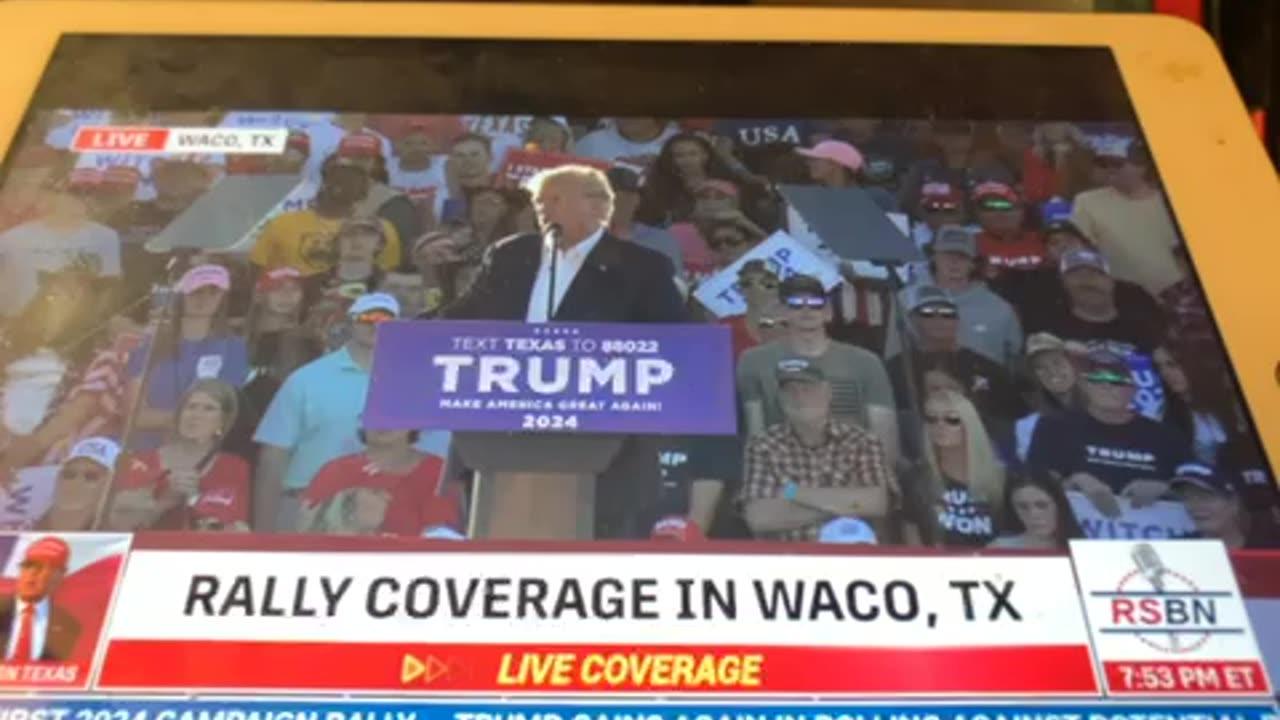 President Trumps speech to packed Waco Texas - One News Page VIDEO President Trumps speech to packed Waco Texas - One News Page VIDEO