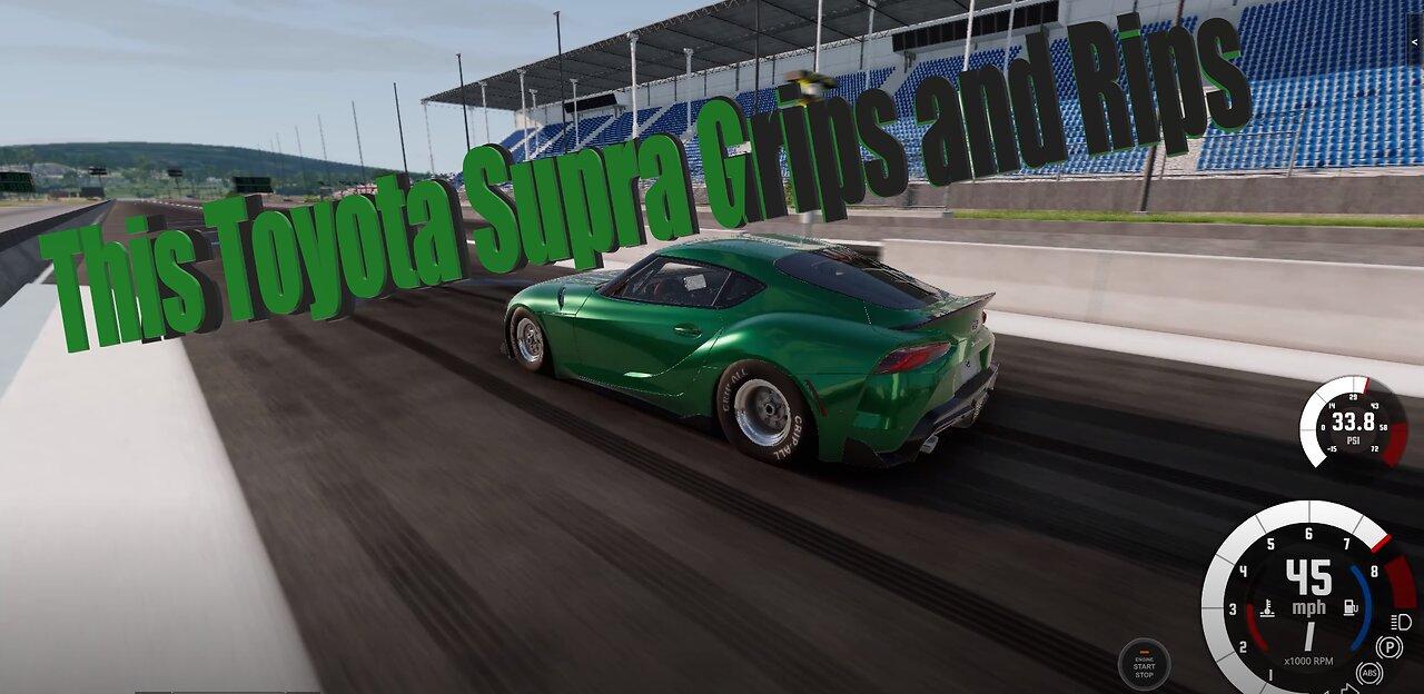 Toyota Supra Drag Racing - One News Page VIDEO