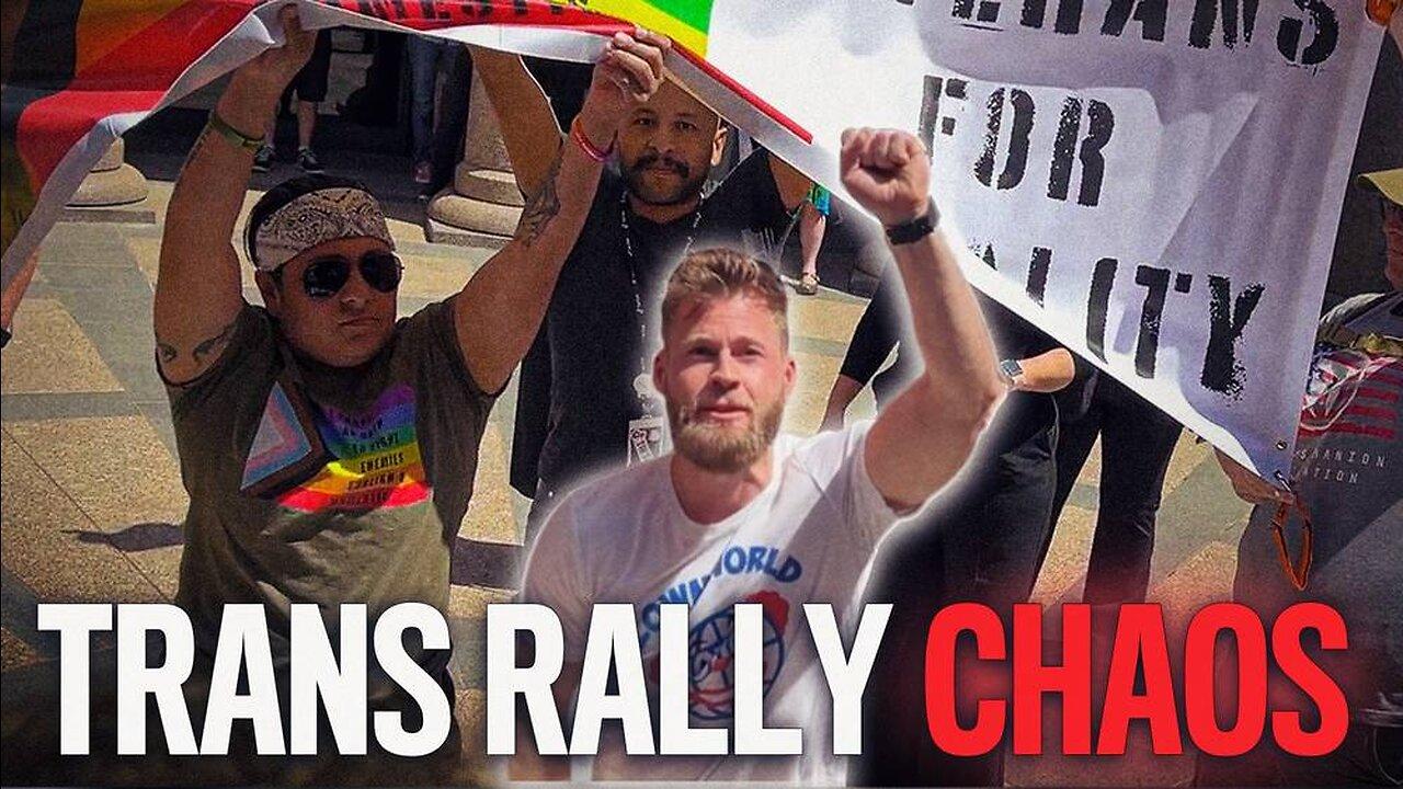Trans-Kids Activists Swarm Reporter And - One News Page VIDEO