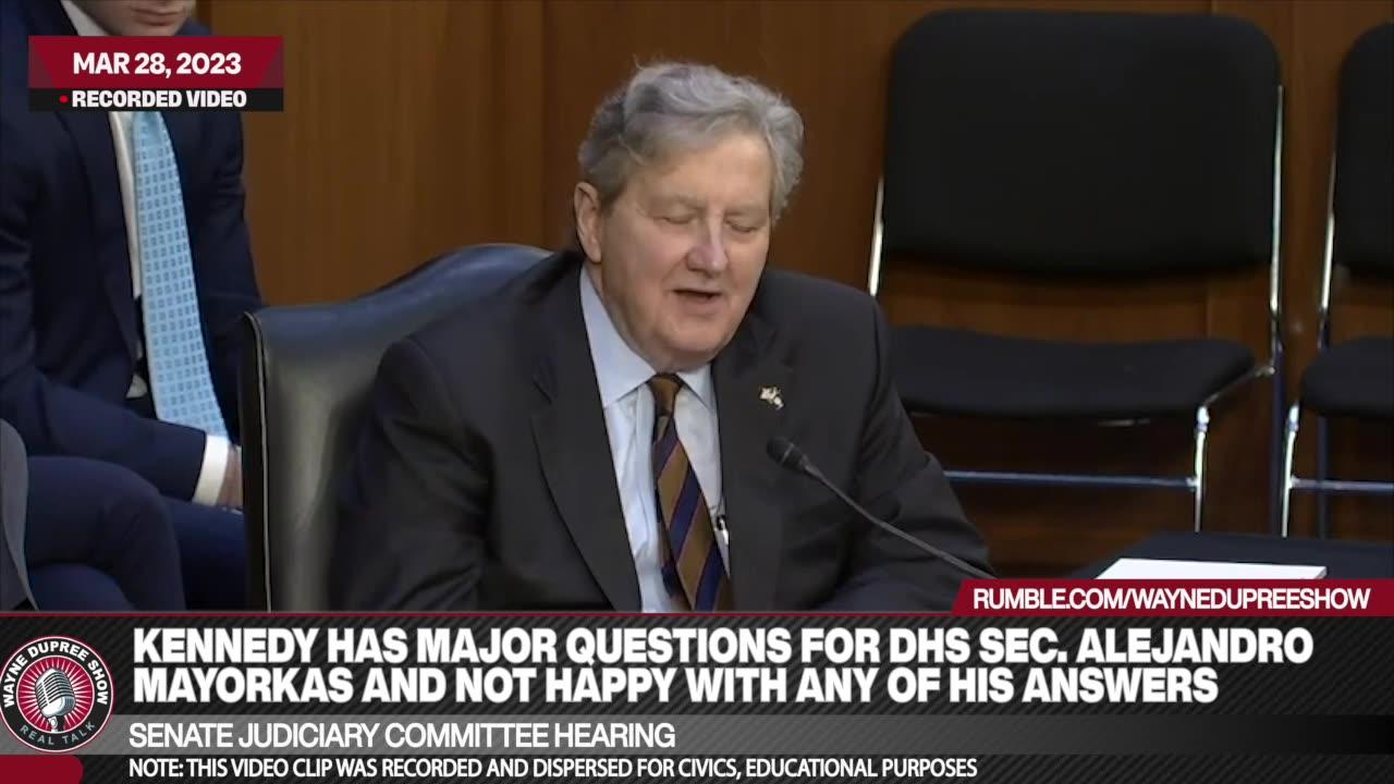 Sen. Kennedy Is frustrated With DHS Sec. - One News Page VIDEO