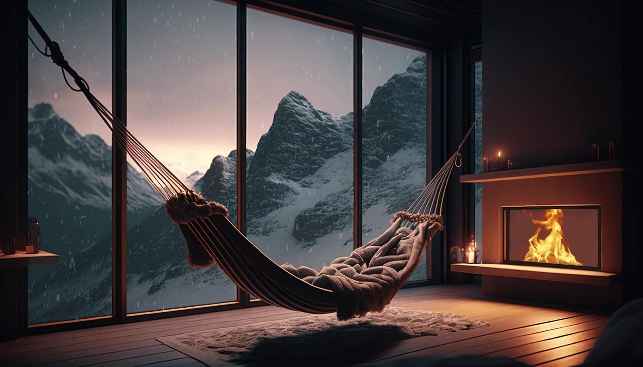 Escape to a Cozy Winter Cabin- Relax in a - One News Page VIDEO