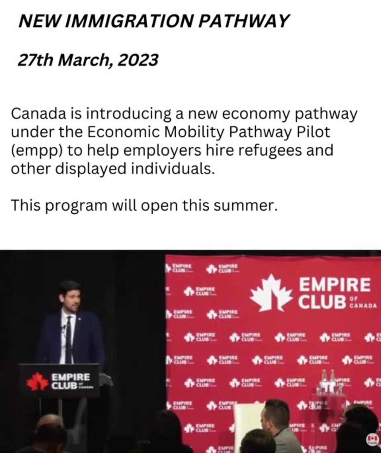 New Canada Immigration Path way to Travel to - One News Page VIDEO