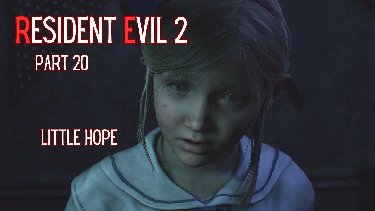 Resident Evil 2 Remake Part 20 - Little Hope - One News Page VIDEO