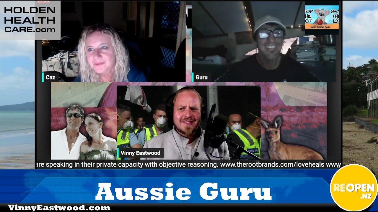 Vinny Eastwood on the Aussie Guru show - One News Page VIDEO