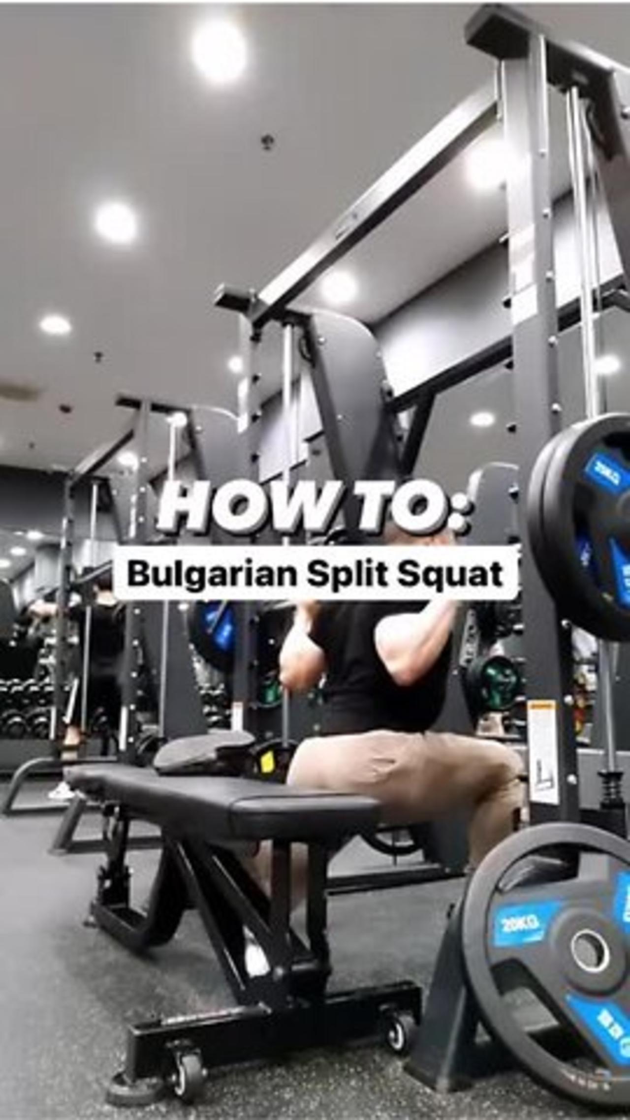 Tired of Doing Lunges? Try the BULGARIAN SPLIT - One News Page VIDEO