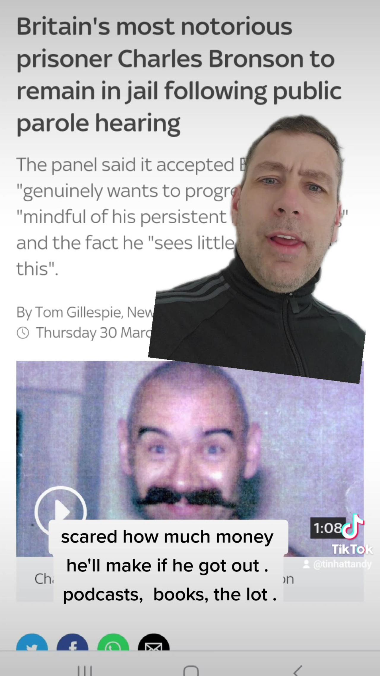 Charles Branson freedom rejected, yet pea dos - One News Page VIDEO