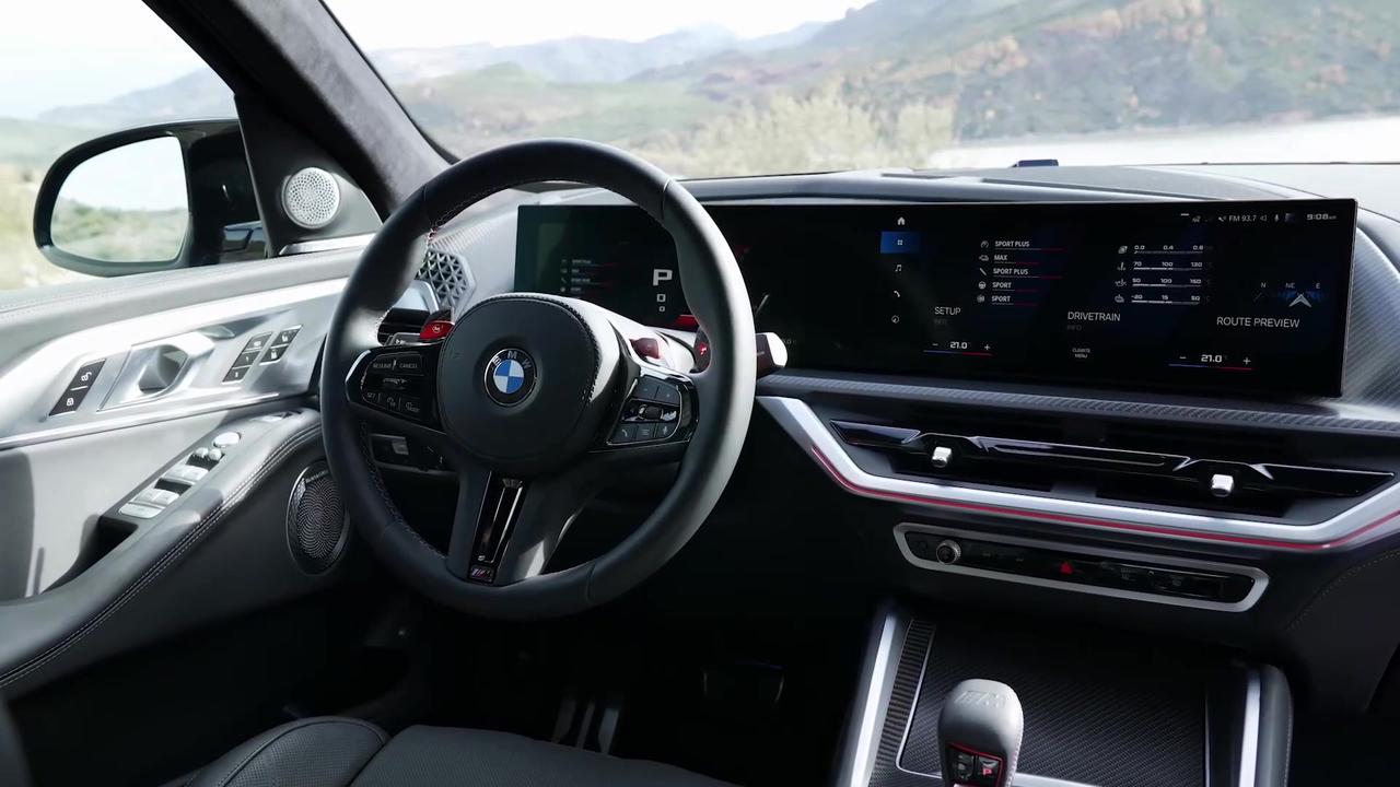 The first-ever BMW XM Interior Design in Black - One News Page VIDEO