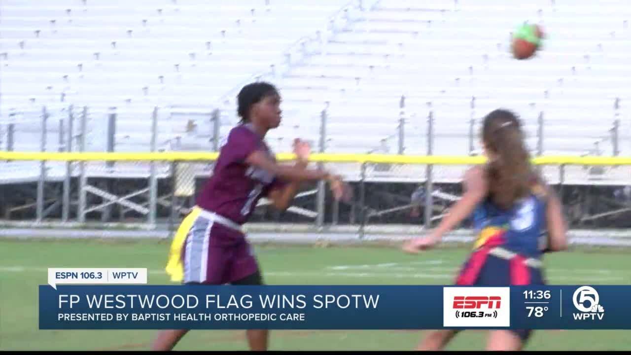 Fort Pierce Westwood flag football wins - One News Page VIDEO