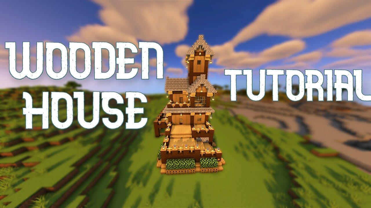 Minecraft: How to Build a Wooden House Tutorial - One News Page VIDEO