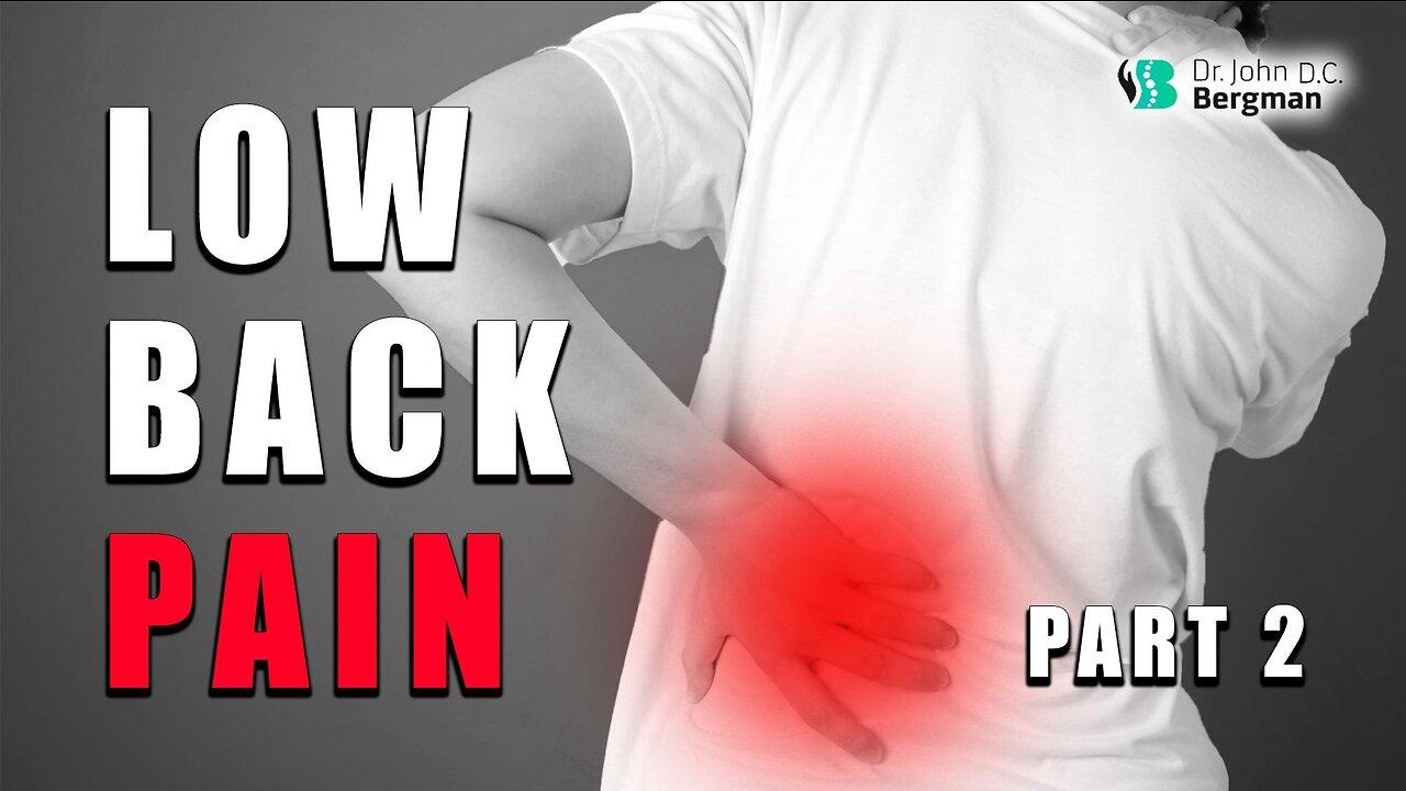 Low Back Pain Corrections Part 2 - The 5 Keys To - One News Page VIDEO