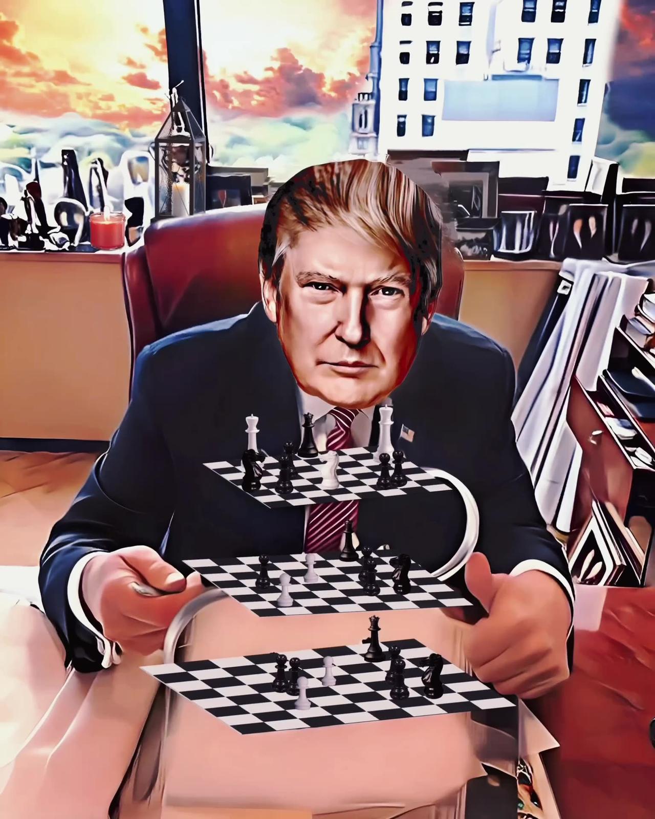 Trump, Master Of 3D Chess - One News Page VIDEO