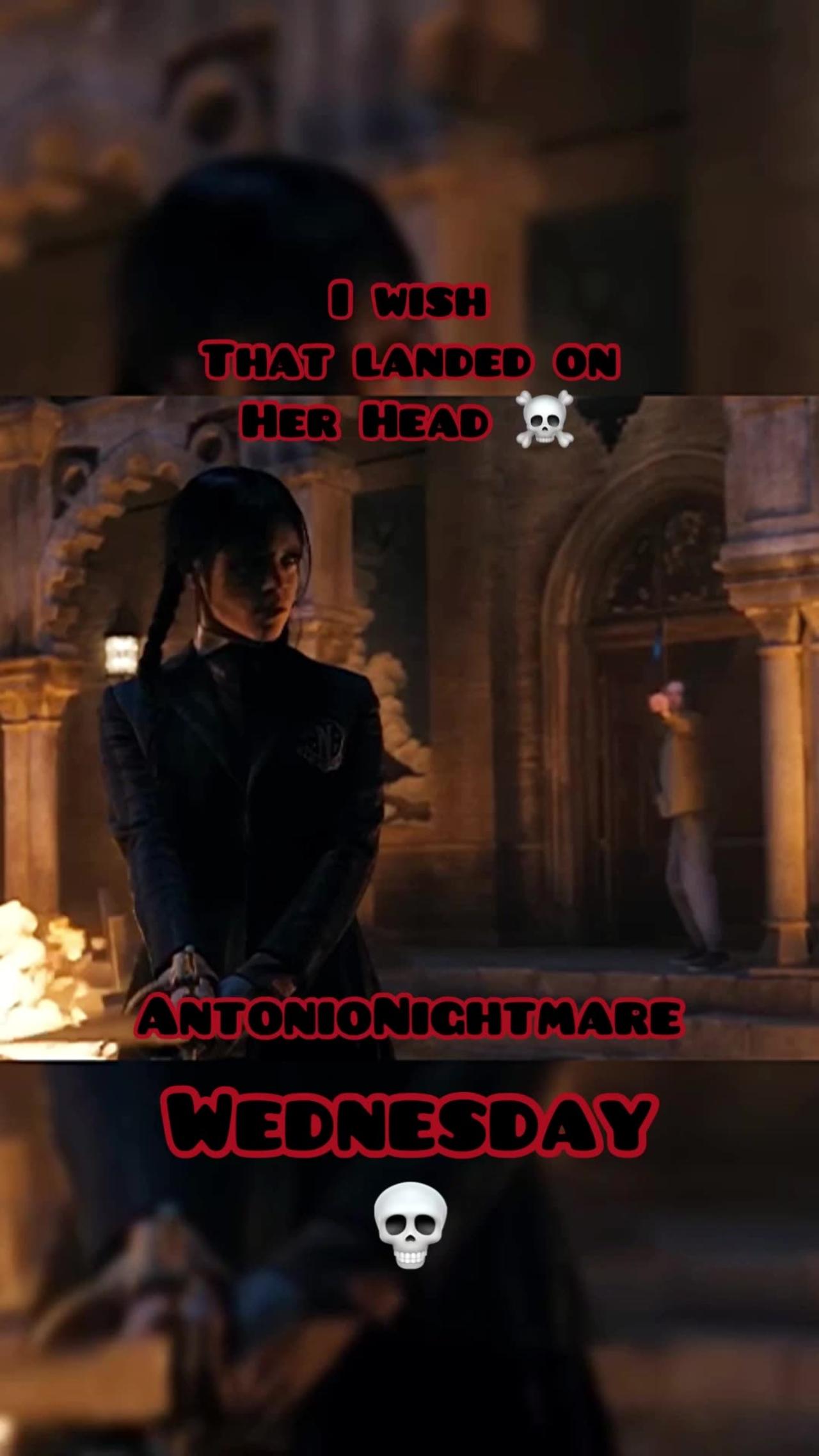 Netflix Wednesday Addams - I wished that Arrow - One News Page VIDEO