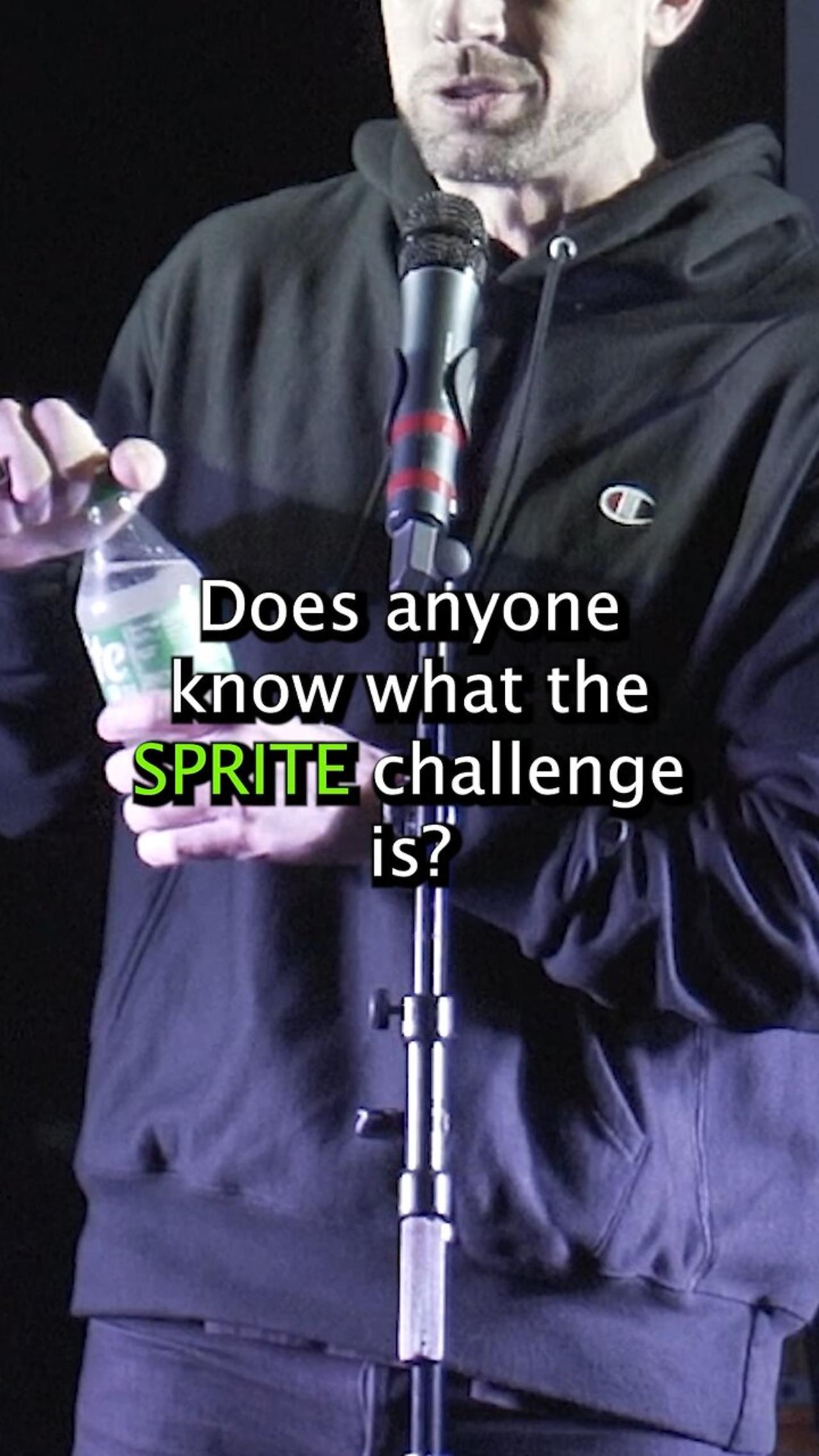 I did the Sprite Challenge live on stage - One News Page VIDEO