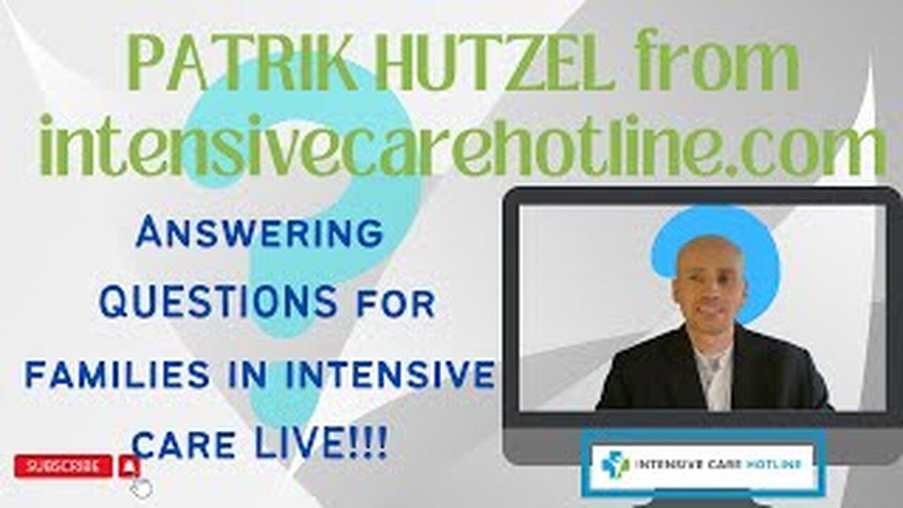 Patrik Hutzel from INTENSIVE CARE HOTLINE - One News Page VIDEO