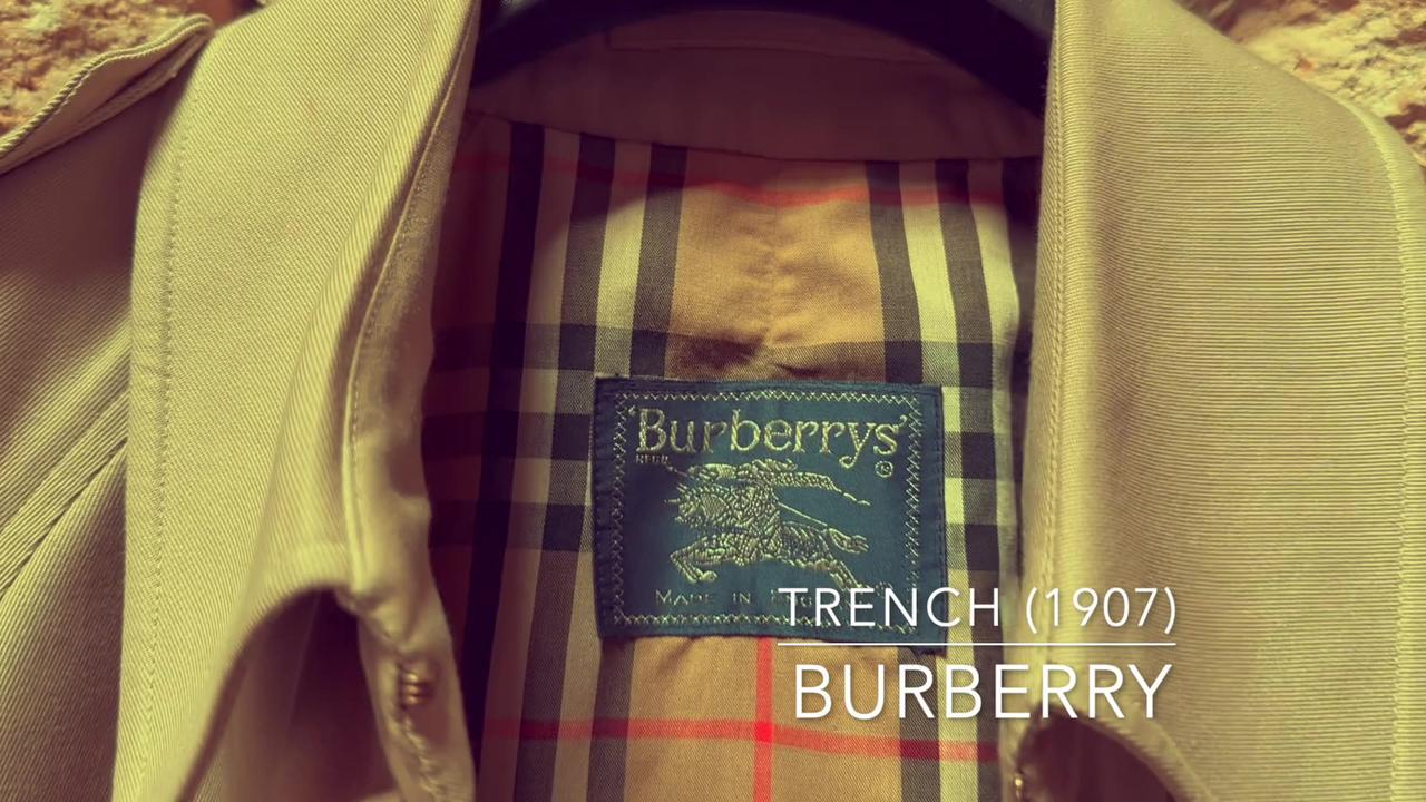 Trench (1907) by Thomas Burberry for Burberry - One News Page VIDEO