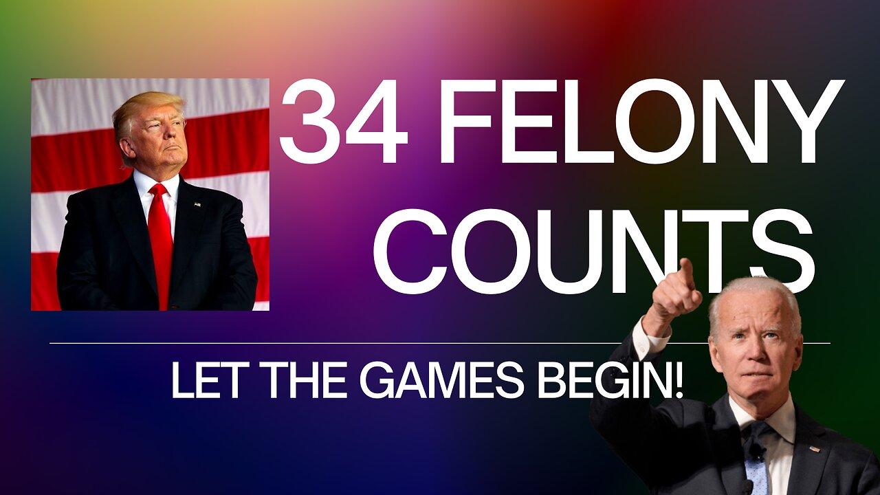 34 Felony Counts - Let The Games Begin! Madness - One News Page VIDEO