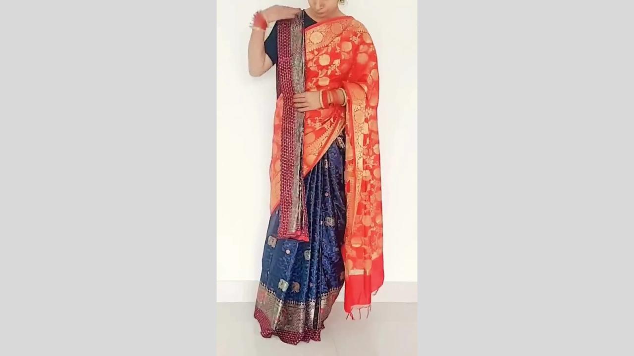 innovative saree draping ideas - One News Page VIDEO