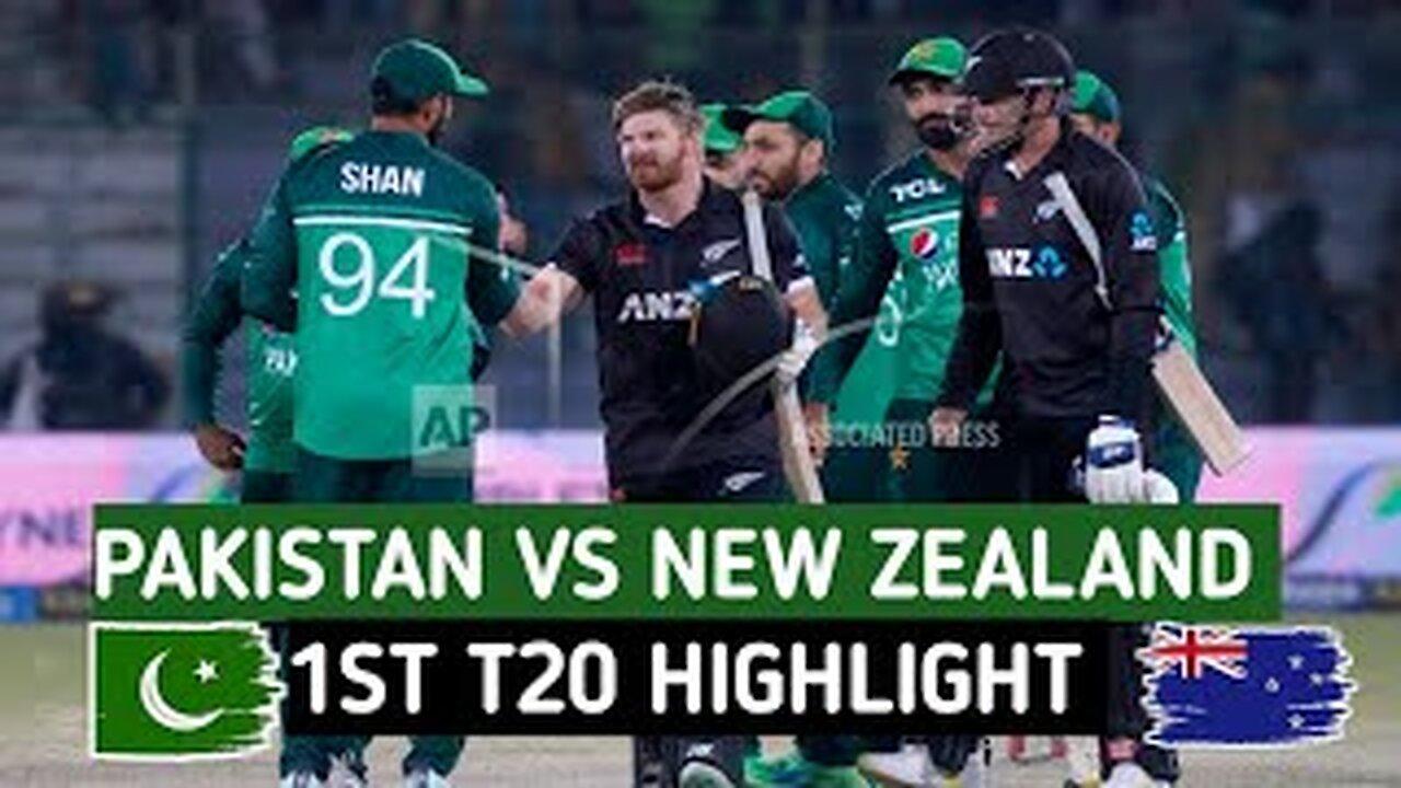 Pakistan 1st T20 Match Highlight Vs New Zealand One News Page Video