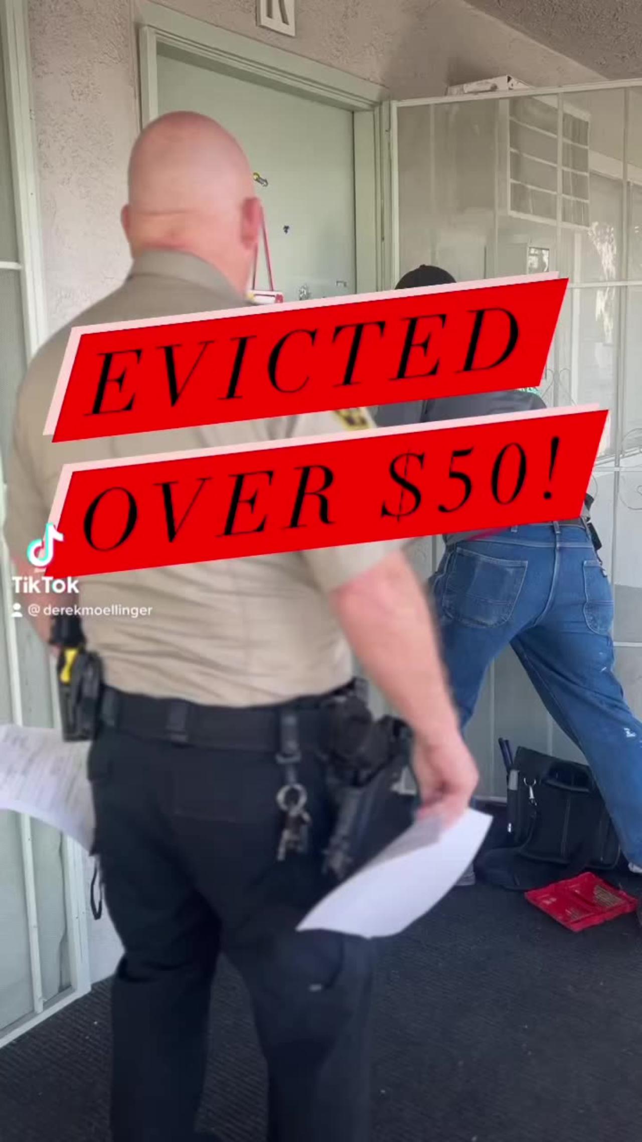 EVICTED OVER $50! - One News Page VIDEO
