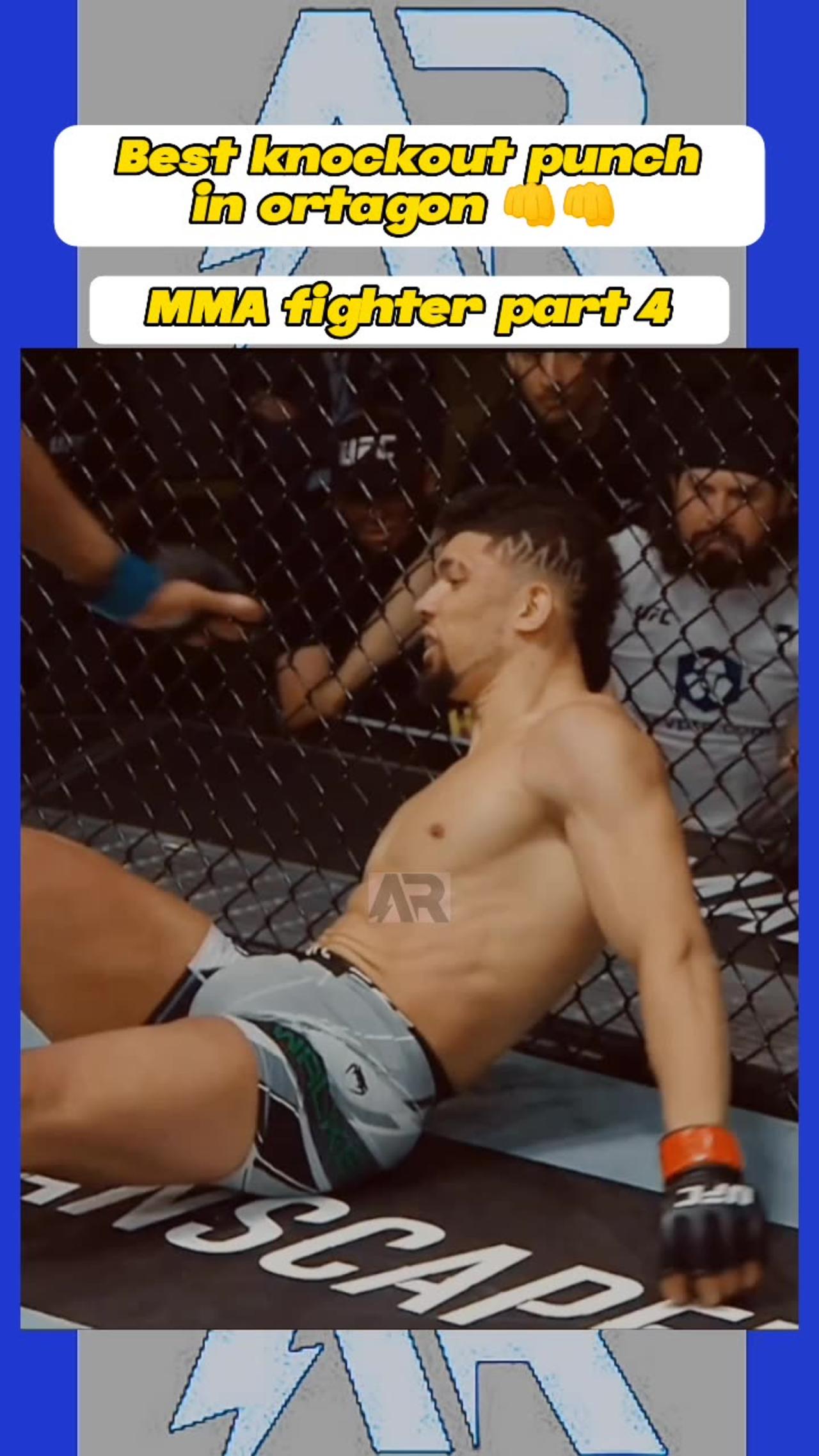 Best knockout punch in ortagon MMA fighter part - One News Page VIDEO