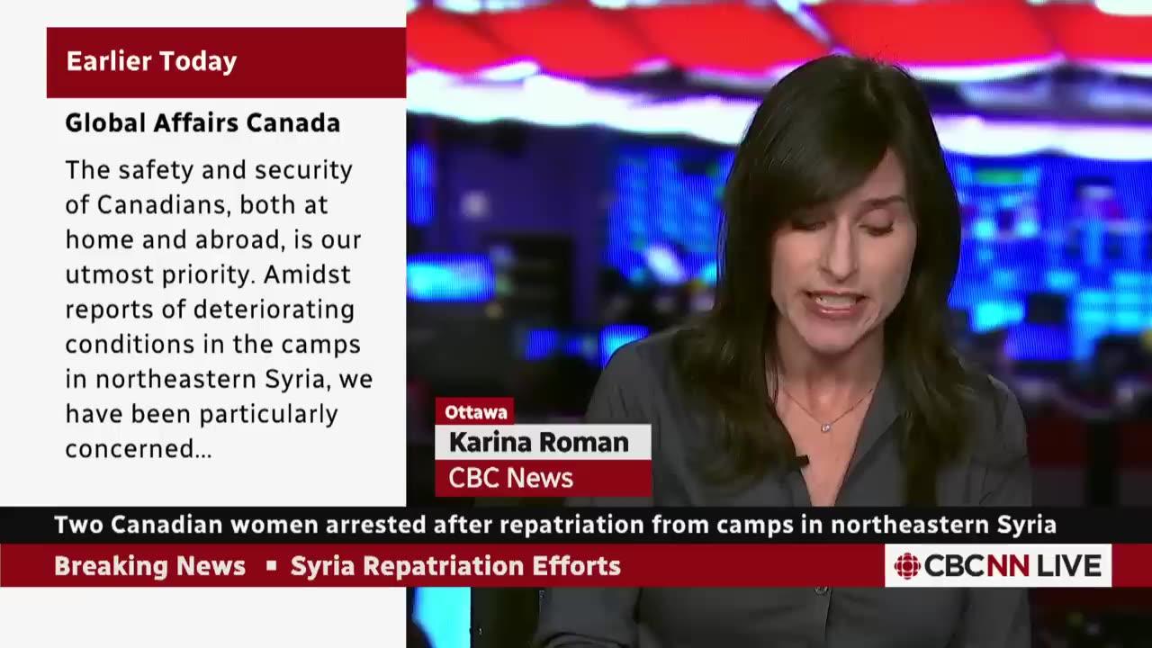 Canadian women arrested after repatriation from - One News Page VIDEO