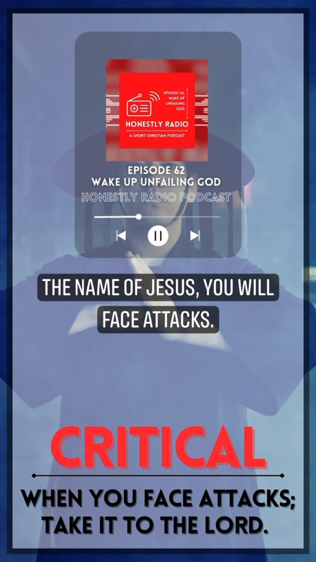 You will face attacks, living for Jesus. Take it - One News Page VIDEO