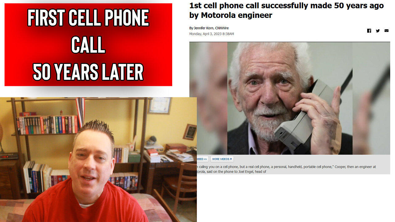 First Cell Phone Call Placed 50 Years Ago - One News Page VIDEO