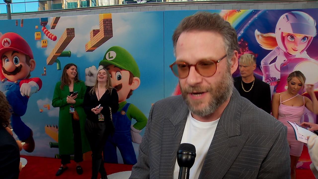 Seth Rogen Mario Bros World Premiere - One News Page VIDEO