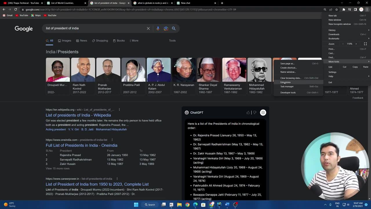 Introducing ChatGPT Browser Extension The - One News Page VIDEO