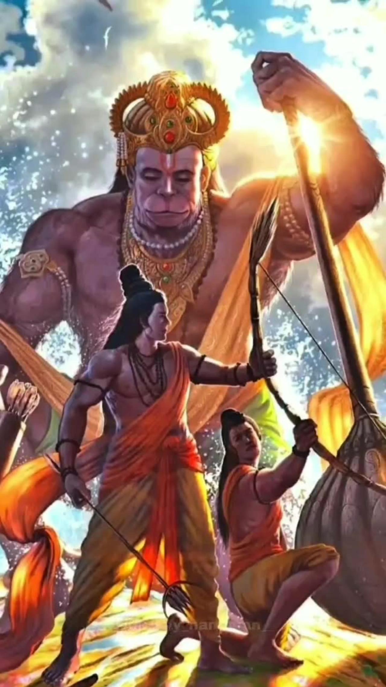 Jay hanuman dada // jay shree ram 🙏 status - One News Page VIDEO