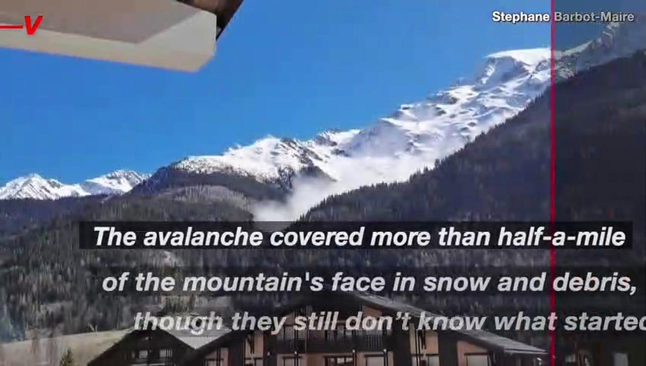 Eyewitness Captures the Moment Deadly Avalanche - One News Page VIDEO