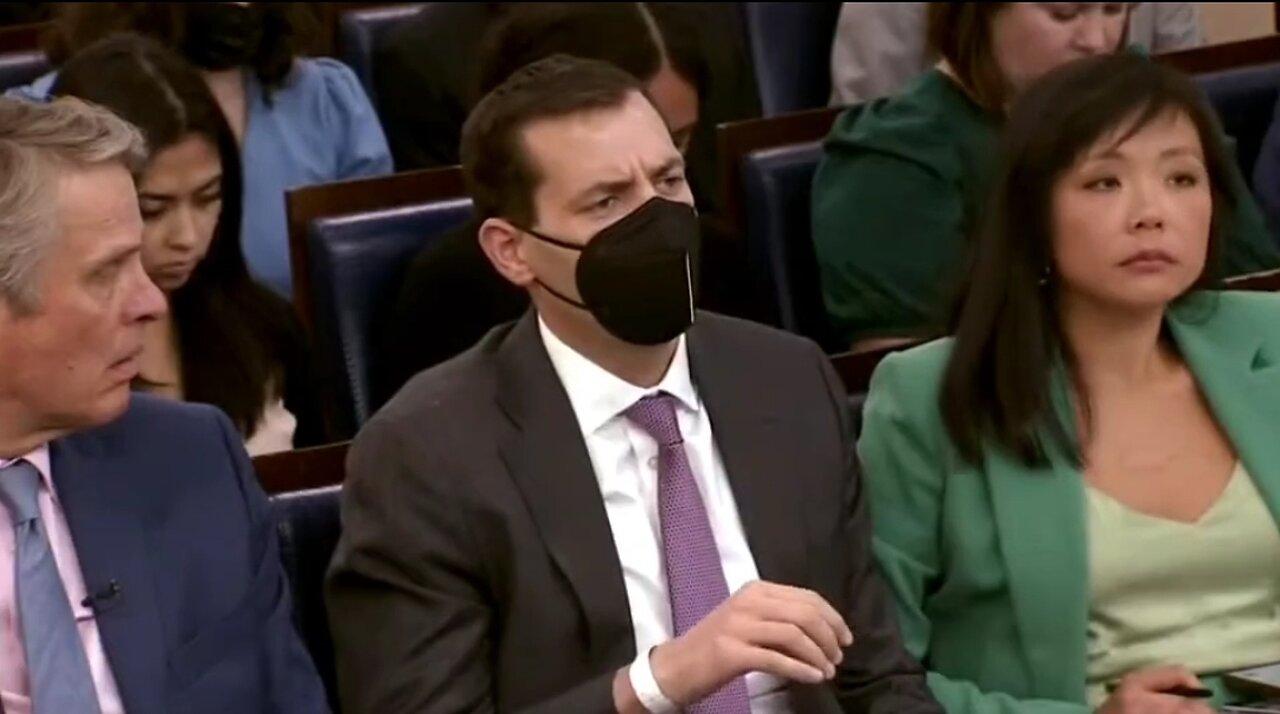 Masked Reporter Confronts Jean-Pierre On Biden - One News Page VIDEO