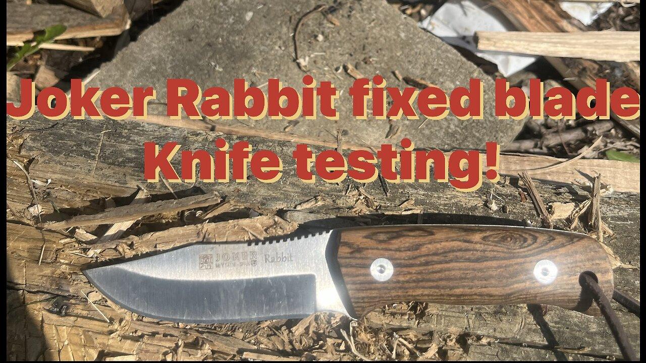 Joker Knives Rabbit knife test - One News Page VIDEO
