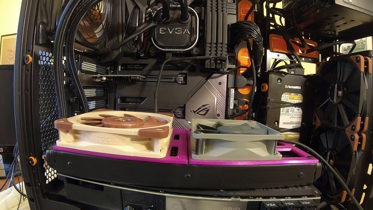 Push Fans on a CPU Cooler Radiator with - One News Page VIDEO