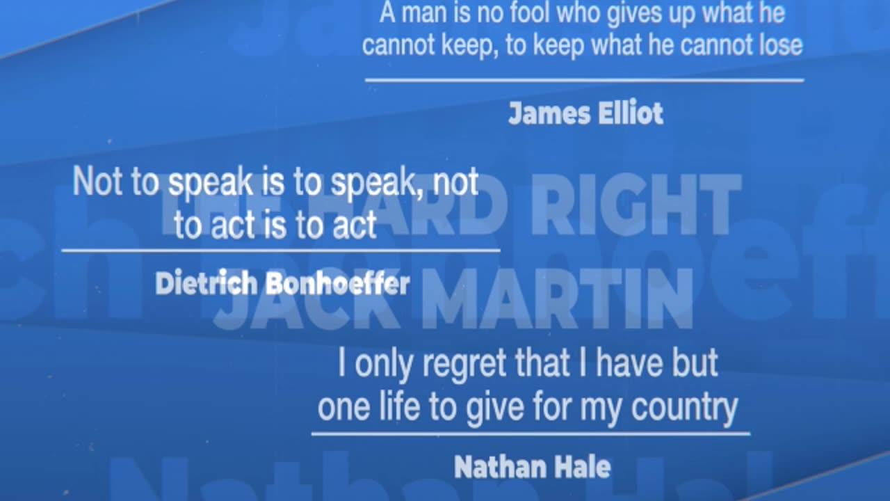 THE HARD RIGHT - Pastor Jack Martin - One News Page VIDEO