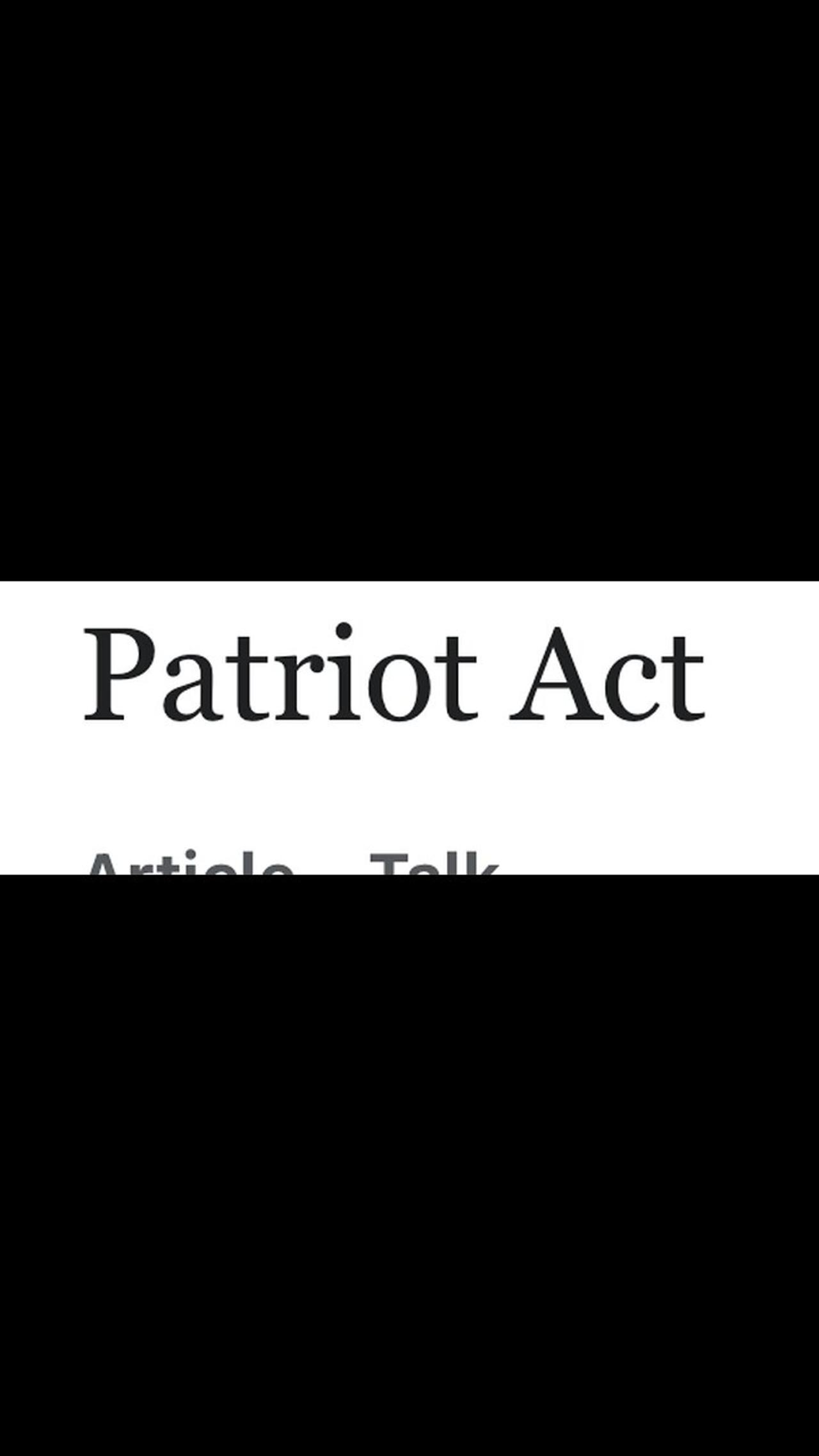 Surveillance Systems and Patriot Act - One News Page VIDEO