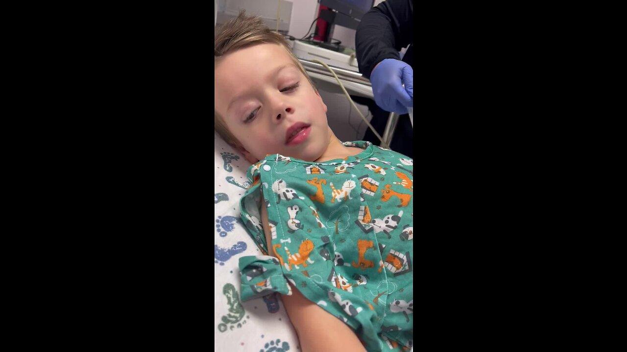 Little boy gets a little loopy from the - One News Page VIDEO