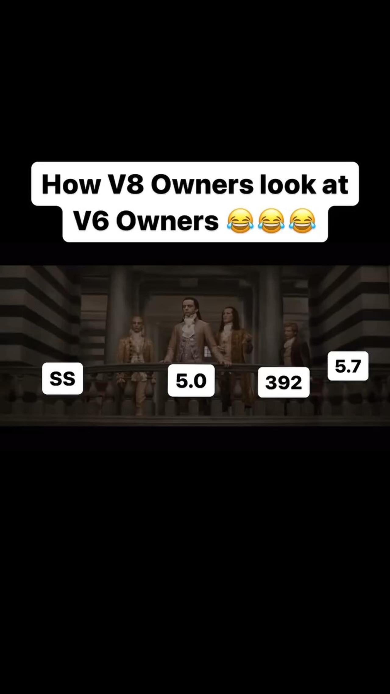 How V8 owners look at V6 owners - One News Page VIDEO
