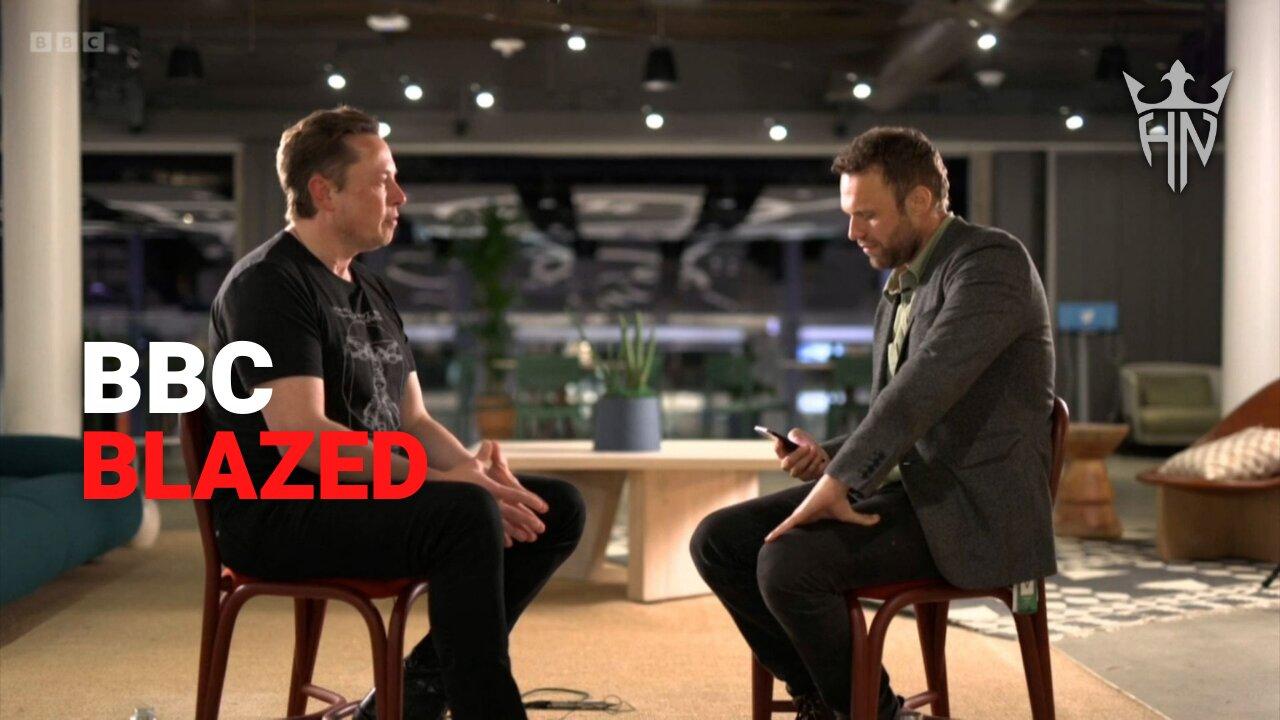 Elon Musk Blazes BBC Journalist, Robocop, - One News Page VIDEO