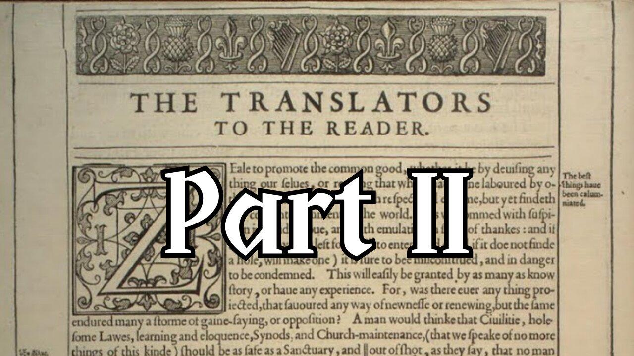 The Translators to the Reader (Part 2) - - One News Page VIDEO