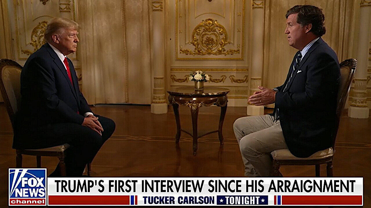 Donald Trump and Tucker Carlson Interview - One News Page VIDEO