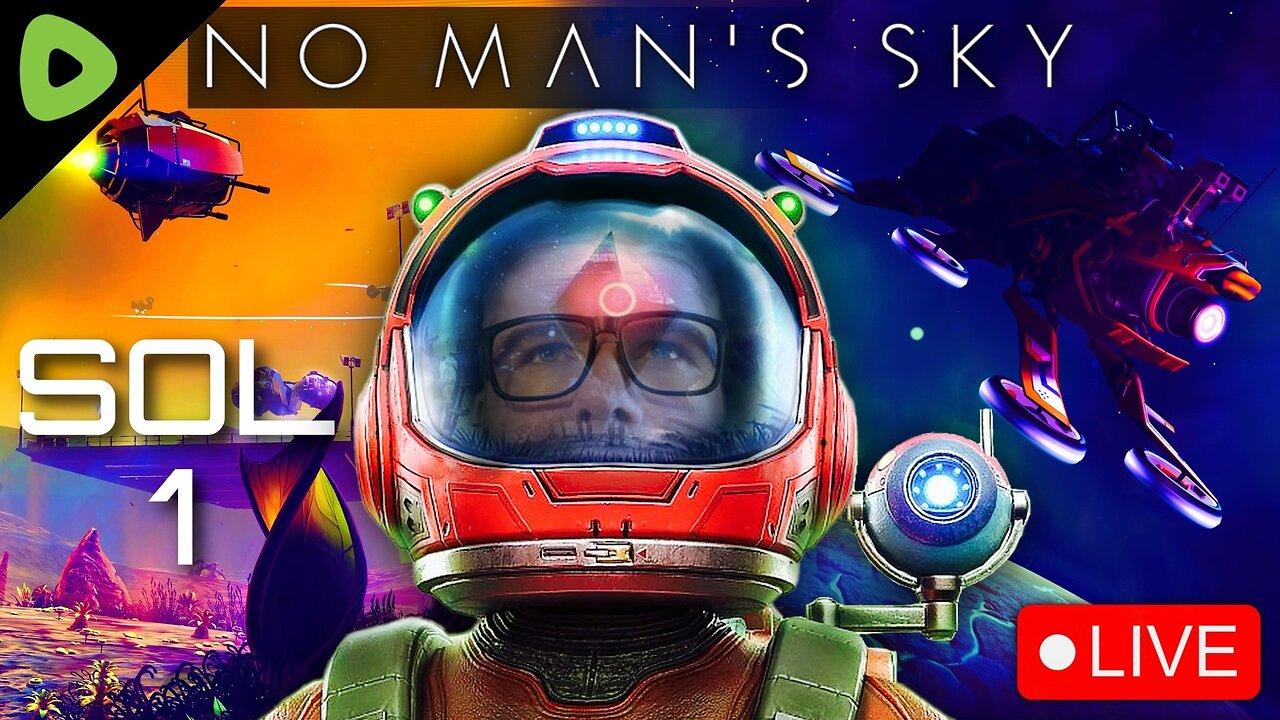 🔴LIVE - No Man's Sky PERMADEATH - Sol 1 - One News Page VIDEO