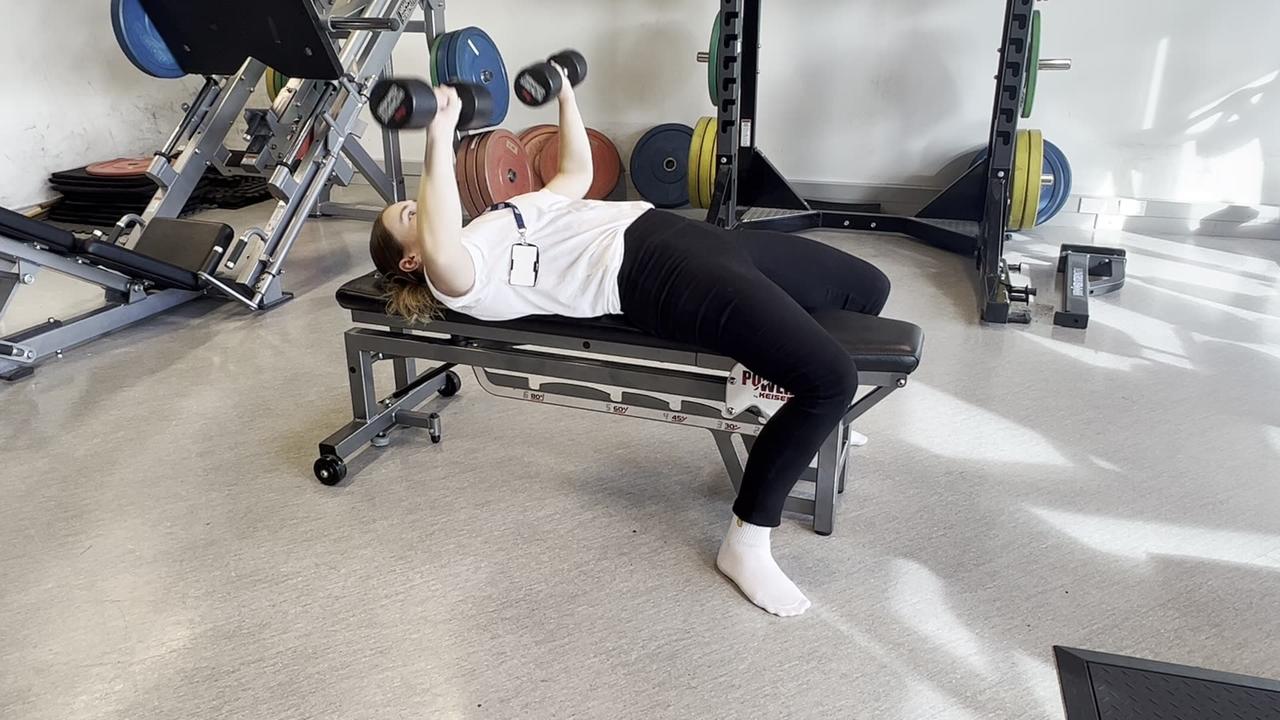 Dumbbell Chest Press - One News Page VIDEO