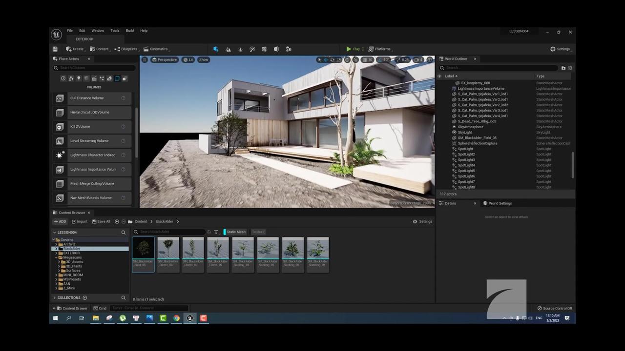 LEARN TO UNREAL ENGINE 5 FOR ARCHVIZ - LESSON 4: - One News Page VIDEO