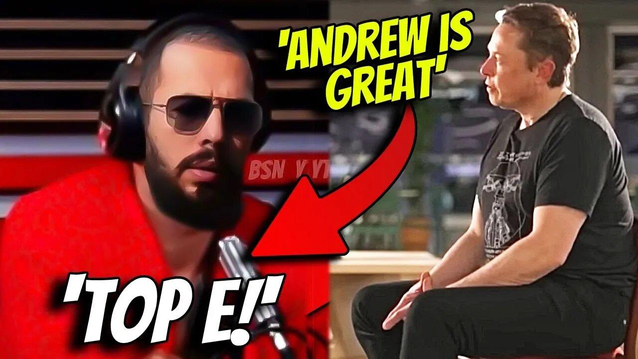Andrew Tate Responds To Elon Musk Defending Him - One News Page VIDEO