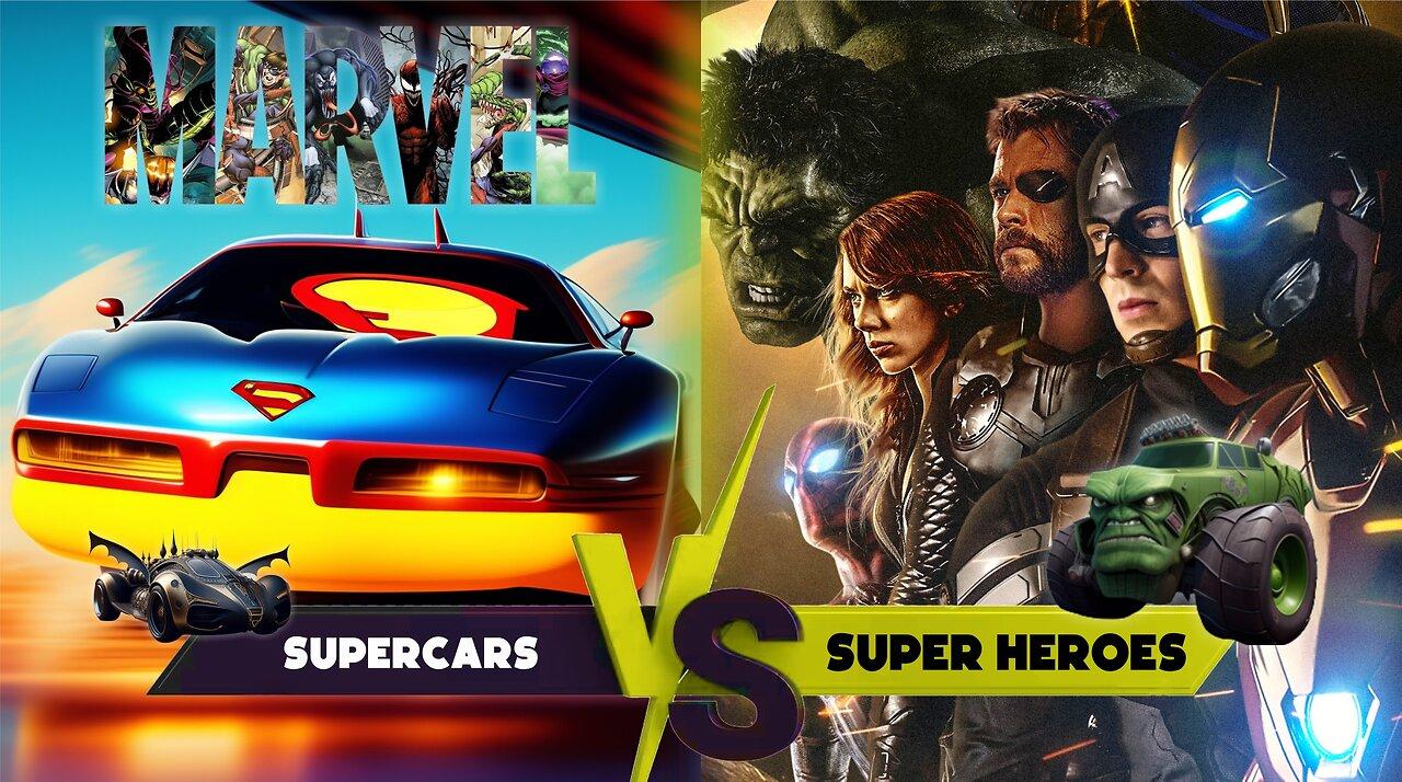 SUPERHEROES BUT FIRST SUPERCARS | AVENGERS - One News Page VIDEO
