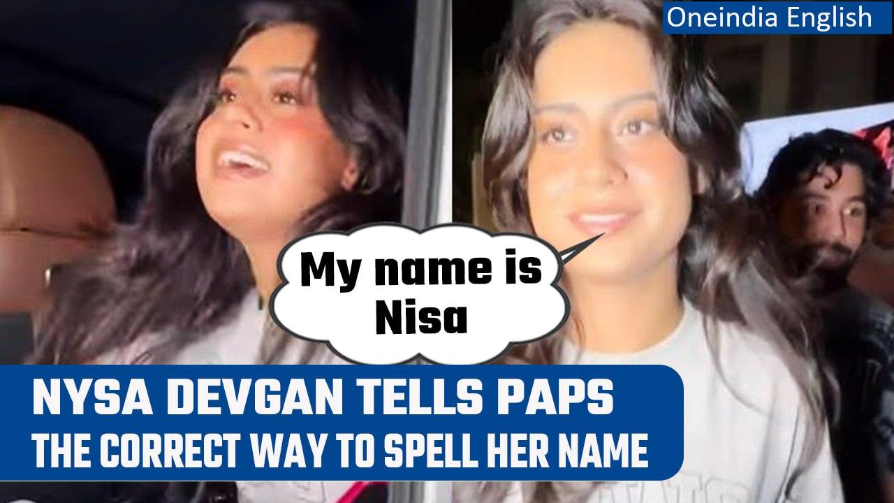 Nysa Devgan corrects paparazzi, tells them “My - One News Page VIDEO