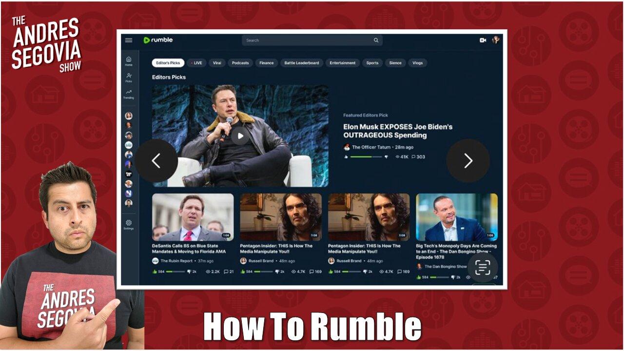 Rumble For Beginners: Users And Content Creators - One News Page VIDEO